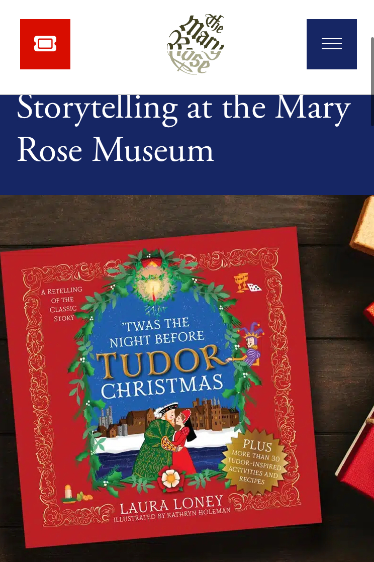 'Twas the reading at the Mary Rose Museum this Christmas - Laura Loney